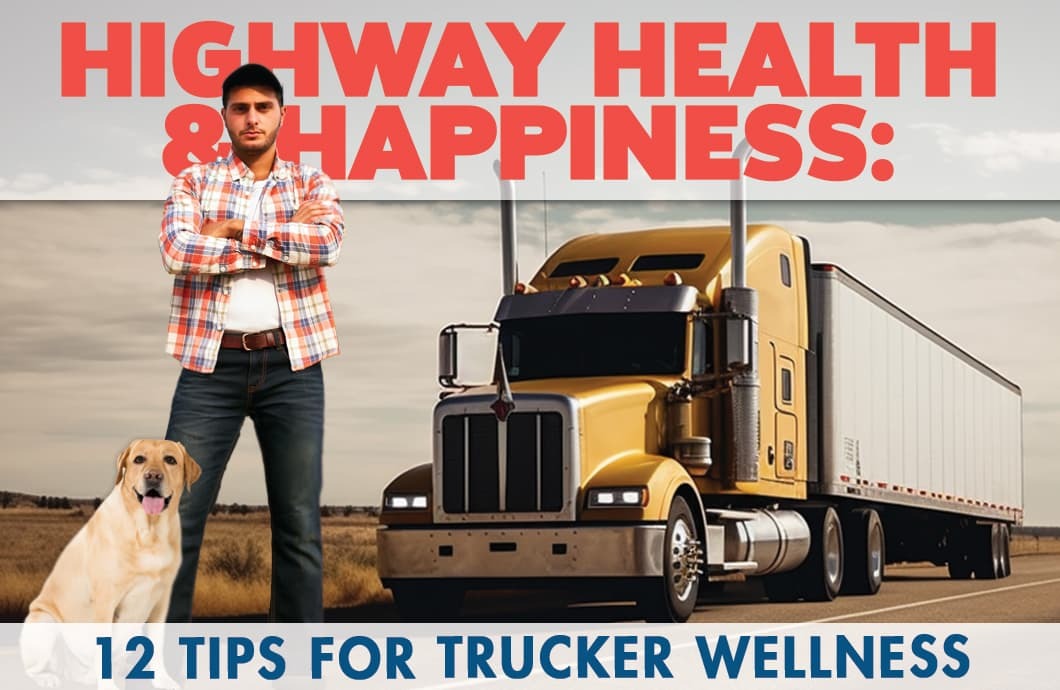 Highway Health & Happiness: 12 Tips for Trucker Wellness | MyLittleSalesman.com